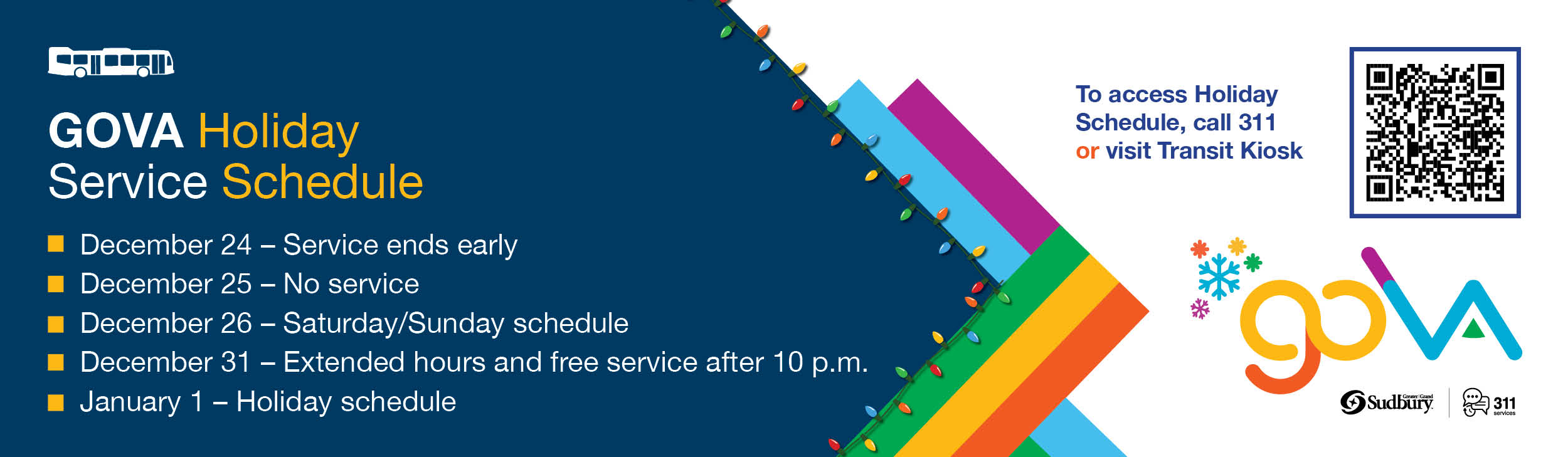 GOVA Routes and Schedules