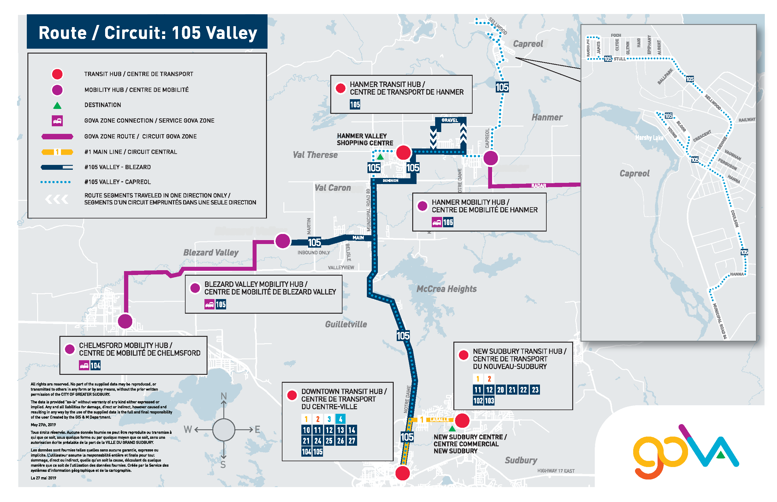 GOVA Routes and Schedules
