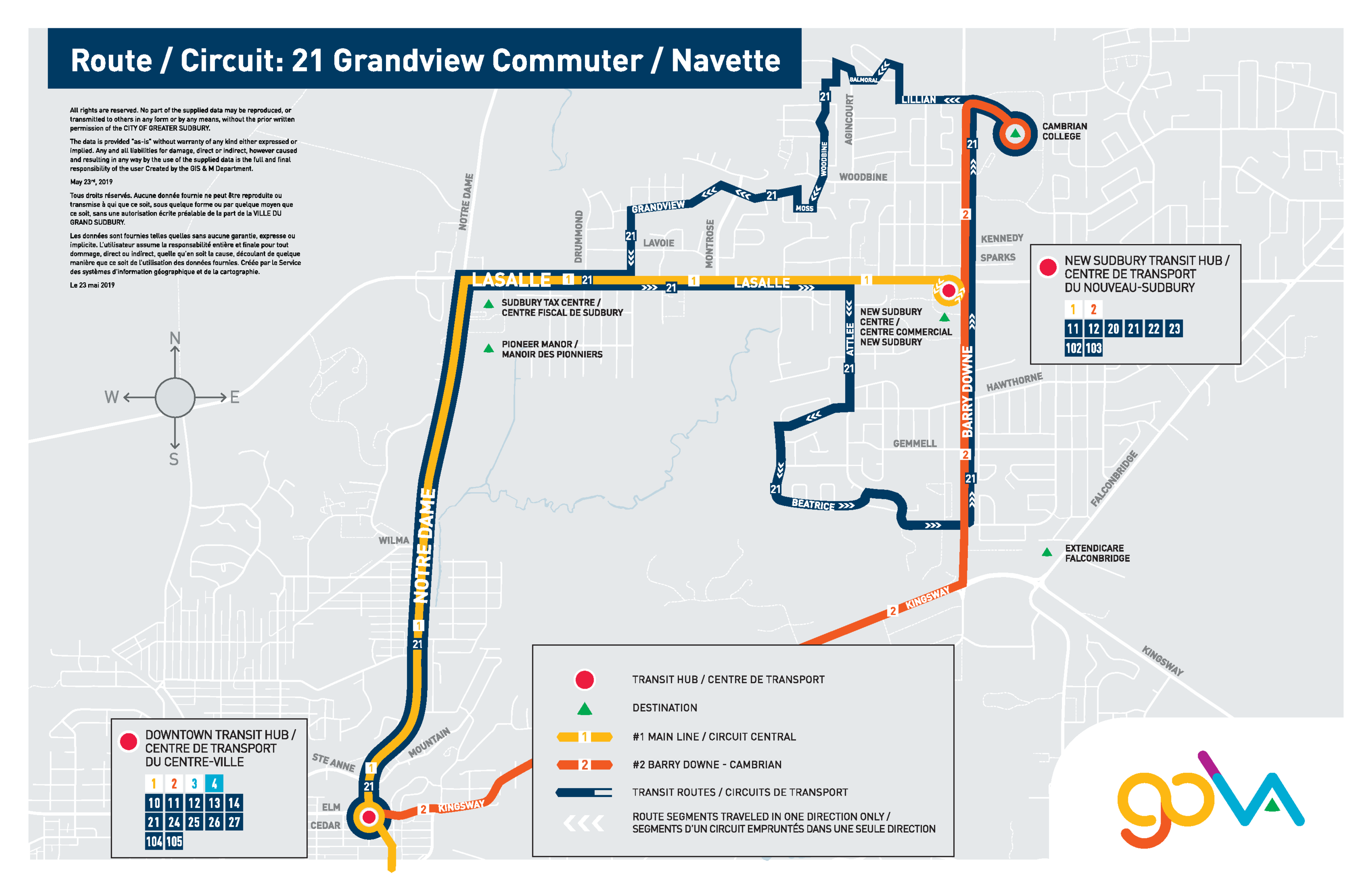 GOVA Routes and Schedules